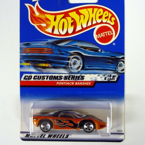 Mattel | Toys | Hot Wheels Pontiac Banshee 32 Cd Customs 4 Of 4 Orange ...